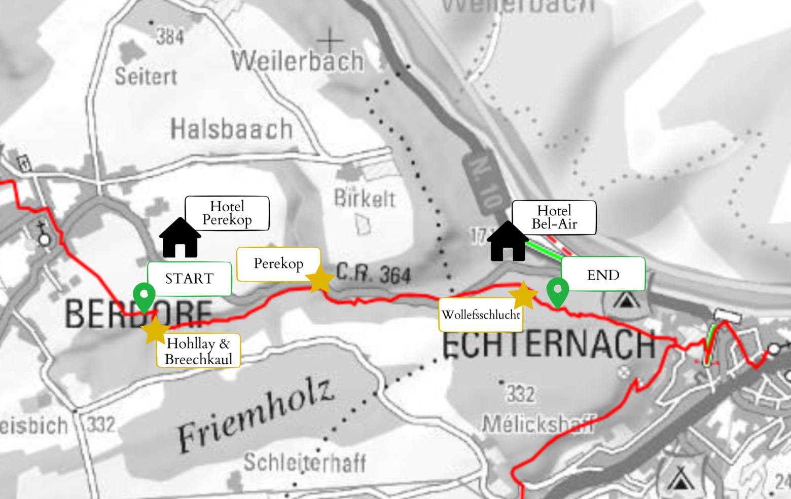 The Mullerthal Trail: Hiking Between Berdorf & Echternach - Compasses ...