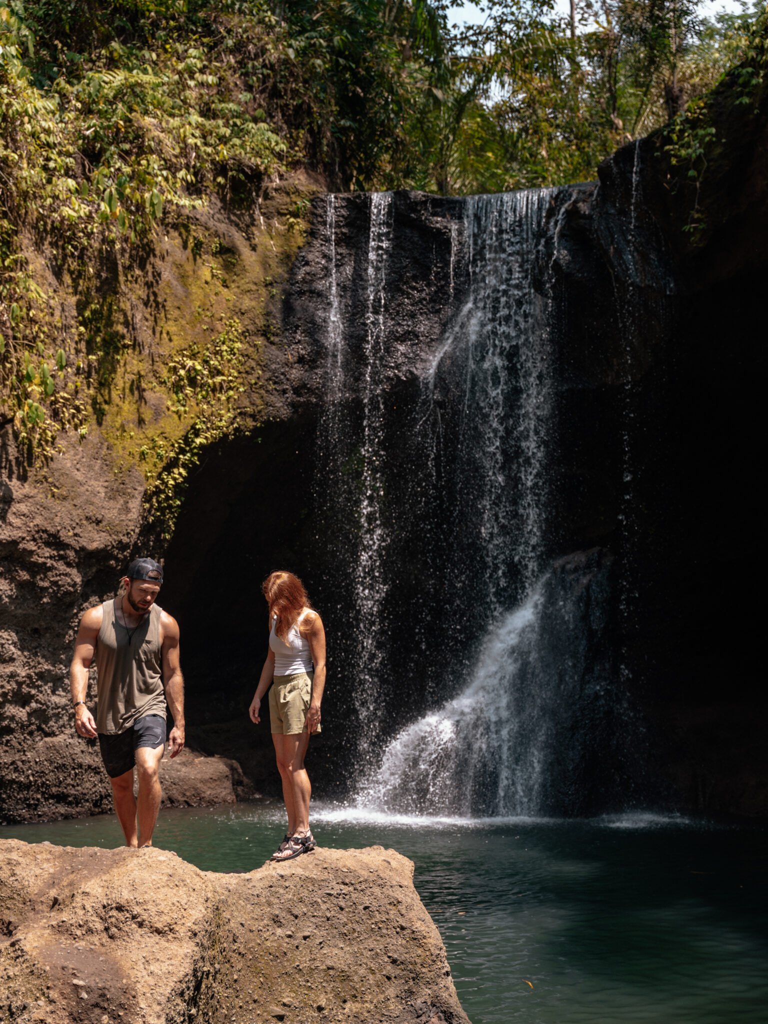 Visiting Suwat Waterfall - Bali - Compasses & Quests